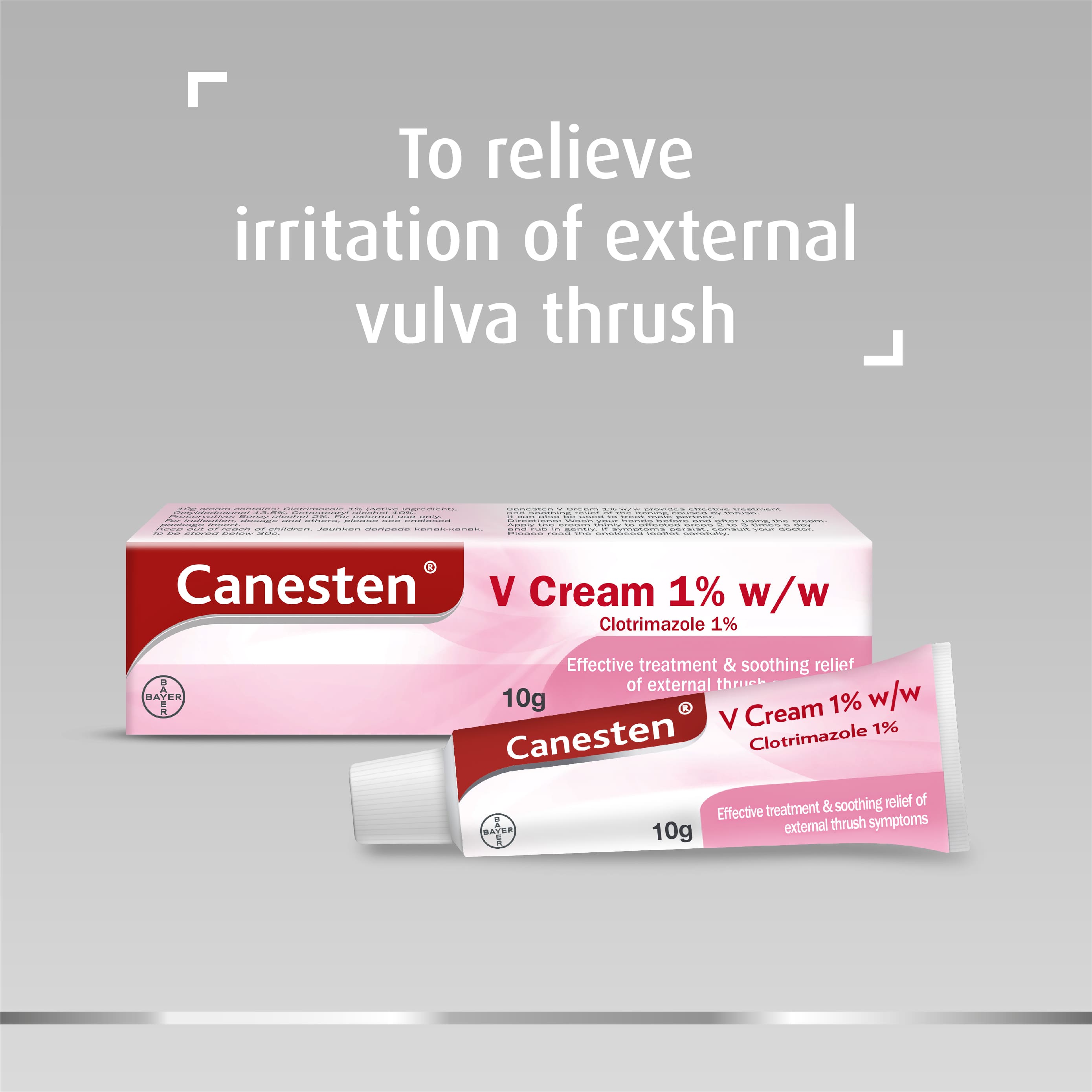 Canesten V Cream 1% | Canesten Malaysia
